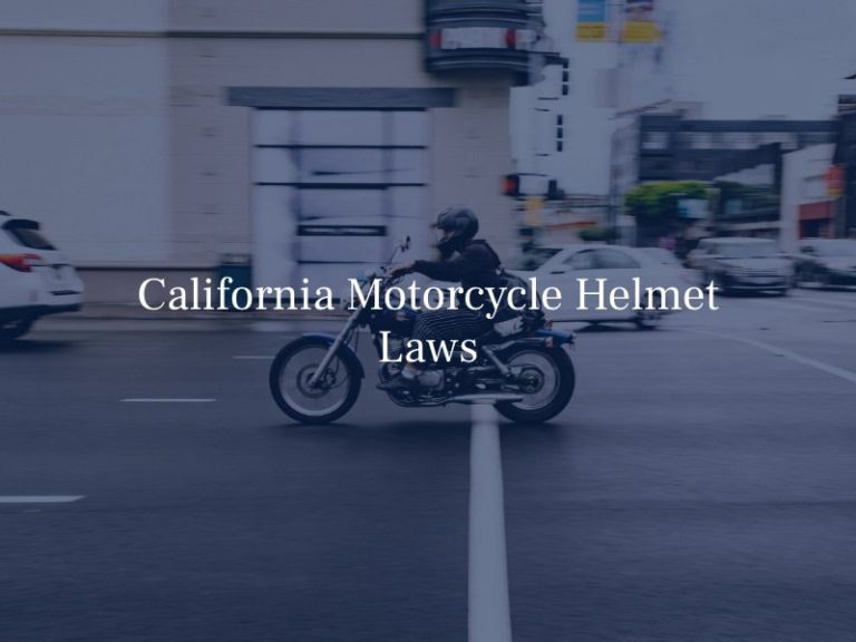 California Motorcycle Helmet Laws